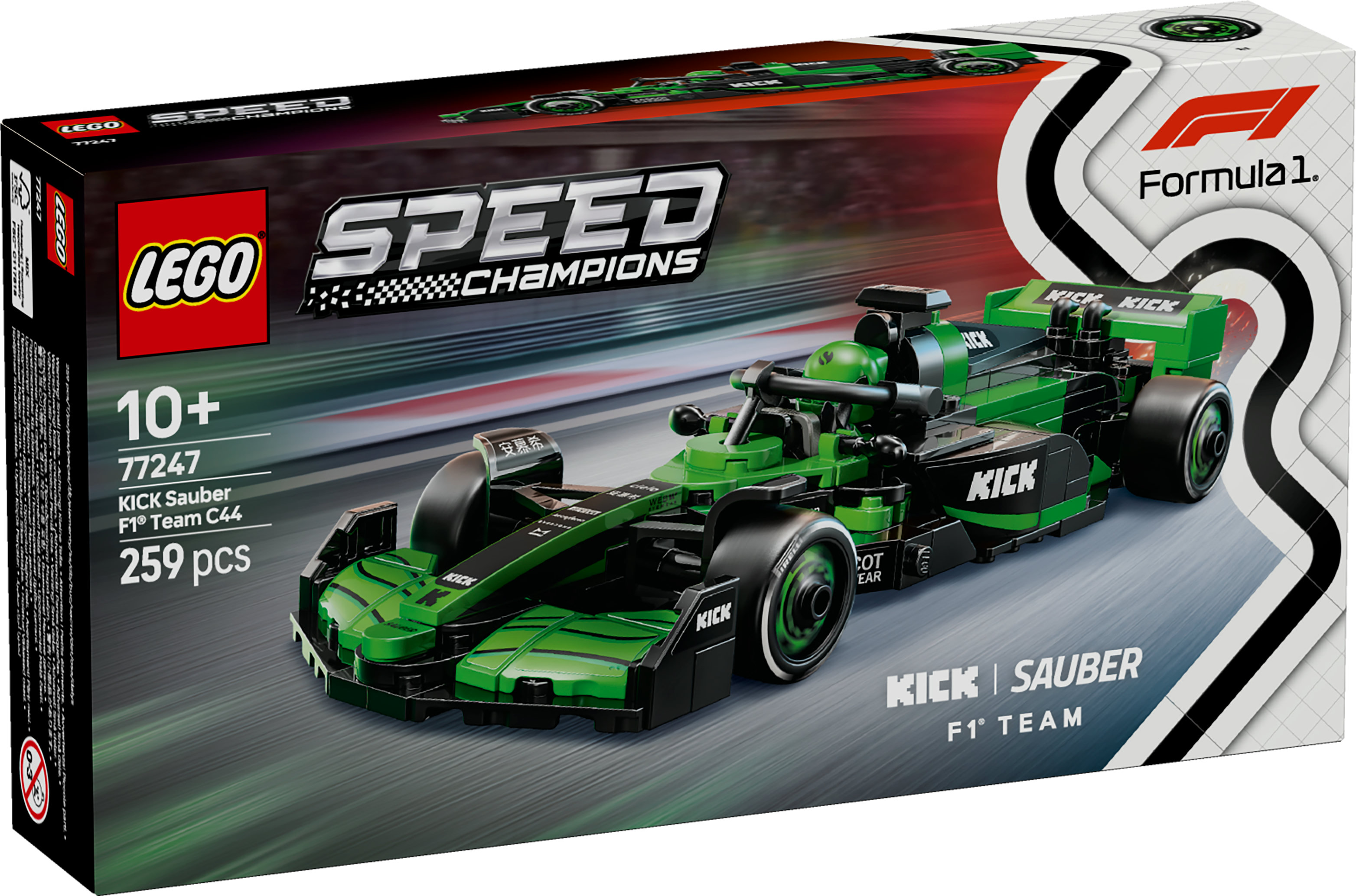 KICK Sauber F1® Team C44 racerbil LEGO® Speed Champions (77247) | Adlibris
